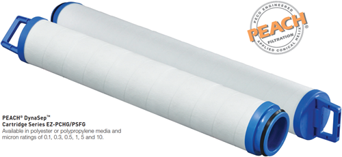 PECO MODEL 70HTL TITAN PURASEP® HORIZONTAL DRY GAS FILTER Dial Filters